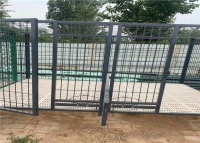 China Double Door Foldable Stainless Steel Pet Pen Indoor Dog Kennels Crate Dog Kennels Cage for sale
