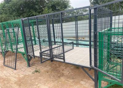 China Outdoor Large Galvanized Welded Wire Pet Fence Enclosure House Dog Run Kennel for sale