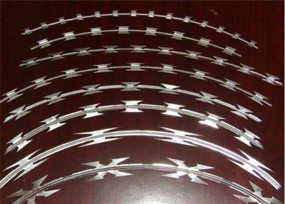 China Galvanized Razor Wire Coils With Loops ，Steel Wire, Hot Dipped Galvanized/Electro Galvani for sale