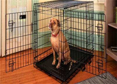 China Stainless Steel Metal Large Small Foldable Carriers Cheap Dog Pet Cages for sale