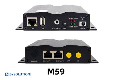 China Industrial Stand-Alone LAN Player Box M59B 1.5GHz Quad-Core 8GB+1GB for Digital Signage for sale
