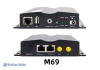 China Sysolution M69B Quad-Core 1.5GHz Industrial Media Player with Dual Gigabit Ethernet for LED Displays for sale