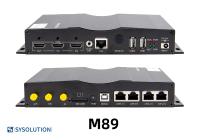 China Sysolution Synchronous&Asynchronous Sending Card M89BS 4 Ethernet ports HDMI in and out for sale