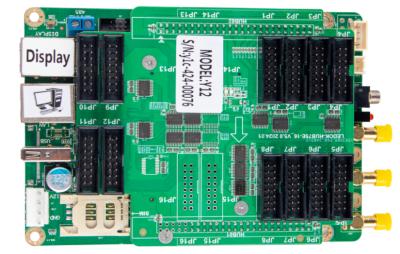 China Industrial LED Control Card Y19 Quad Core 1.5GHz Wide Temperature -40 to 95°C 12 Hub75 Output for sale