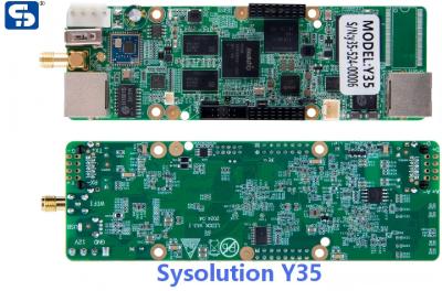 China Sysolution Asynchronous Sending card Y35 Android 9.0 WIFI 4G communication Remote Control by Cloud Platform Small Size Sending card for sale