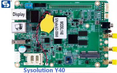 China Sysolution Asynchronous Sending card Y40 Android 9.0 WIFI 4G communication Remote Control by Cloud Platform Small Size Sending card for sale
