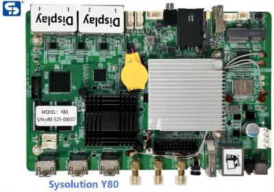 China Sysolution Asynchronous Sending Card Y80 4 Ethernet ports 2 HDMI In and 1 HDMI Out vehicle screen for sale