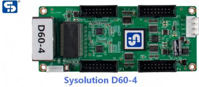 China Sysolution receiving card D60-4, 4 HUB75 ports support P1.538,P1.667 modules for sale