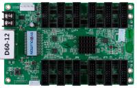China Sysolution receiving card D60-12, 12HUB75 ports support P1.538, P1.5,P1.667 modules for sale