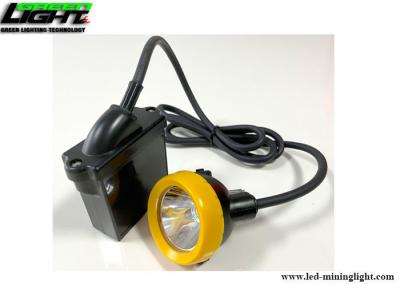 China Flame Safety Mining Cap Lamp 3.7V 6.6Ah 10000lux Long Battery Life for Underground Mines for sale