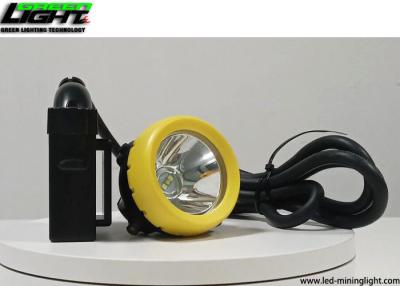China Rechargeable LED Mining Headlamp 15000lux 6.8Ah Hard Hat Safety Light CE Approved for sale