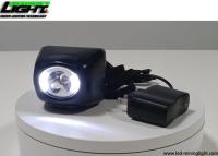 China Kl4.5lm Digital LED Miners Cap Lamp 1.3W 8000lux with Time and Battery Display for sale