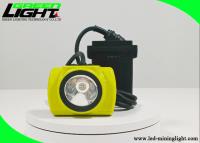 China 25000lux Coal Mining Helmet Light ABS Anti Cracked IP68 Waterproof 13.6Ah Battery for sale