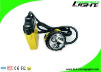 China Explosion Proof Miners Cap Lamp 25000 Lux IP68 Waterproof 10.4Ah Samsung Battery 3W Cree LED Mining Headlamp for sale