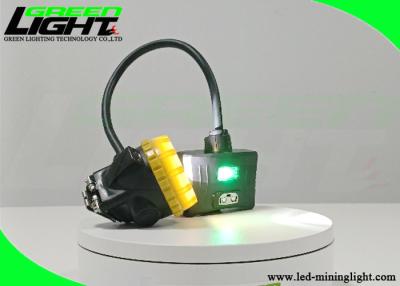 China 15000lux ABS LED Cap Lamp Underground Mining Semi Cord Coal Mining Cap Lights for sale