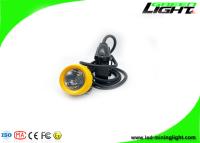 China GL5-C Corded LED Mining Cap Lamp 10000 Lux 216 Lumens 6.6Ah Li-ion Battery 16hrs CE ATEX for sale