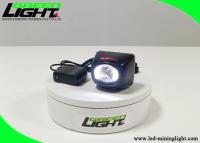 China Cordless Cap Lamp 8000 Lux High Beam Stainless Steel Clip 3.7V 5700mAh for Underground Mining Safety Lighting for sale
