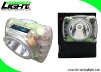 China 15000lux Lightweight Portable LED Miner Cap Lamp 6.8Ah Rechargeable Li Ion Battery for sale