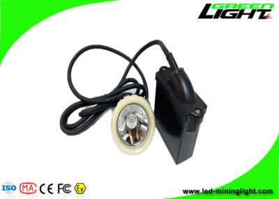 China 10000 Lux Mining Hard Hat Lights 6600mAh Rechargeable Mining Cap Lamps for sale