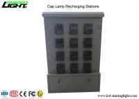 China Cordless Mining Cap Lamp Charging Station 12V Output For GLC6 Cap Lamp for sale