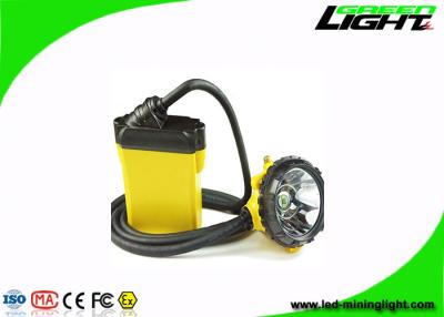 China 25000Lux 10.4Ah Corded Mining Cap Lamp Underground Headlamp with CREE LED and IP68 for sale