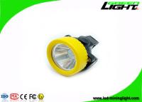 China IP67 Waterproof Rechargeable Miners Headlamp 5000Lux 2.2Ah Cordless Cap Lamp for Underground for sale