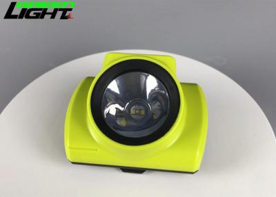 China Portable LED Miner'S Cap Lamp 18000lux OLED Display Screen 6800mA Lithium Battery for sale