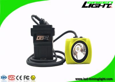 China OLED 13.6Ah Rechargeable LED Mining Lamp 25000 Lux Coal Miner Cap Light 18hrs for sale