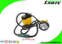 China IP68 Waterproof LED Miners Cap Lamp 25000Lux 348Lum Underground Mining Headlamp 10.4Ah for sale