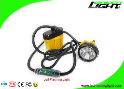 China IP68 Waterproof LED Miners Cap Lamp 25000Lux 348Lum Underground Mining Headlamp 10.4Ah for sale