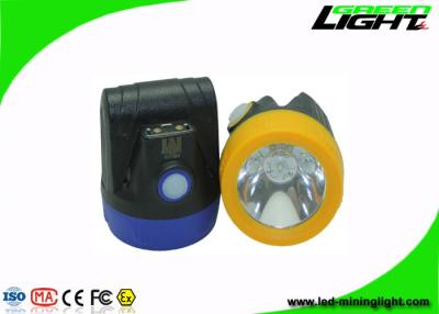 China Cordless 1.1W LED Mining Cap Lamp 10000lux 143lum IP68 Waterproof USB Charging Miner Headlight for sale