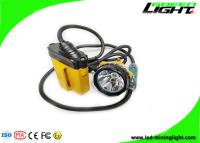 China 10.4Ah 25000Lux LED Mining Cap Light Aluminum Cup IP68 Anti-Explosion for sale
