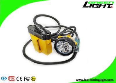 China 10.4Ah 25000Lux LED Mining Cap Light Aluminum Cup IP68 Anti-Explosion for sale