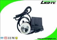 China 6600mAh 4000Lux Anti Explosion Rechargeable IP67 Waterproof LED Corded Miners Cap Lamp for sale