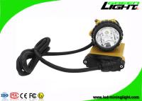 China 25000Lux Coal Mining LED Cap Lamp 10.4Ah Rechargeable SAMSUNG Battery IP68 Waterproof Headlamp for sale