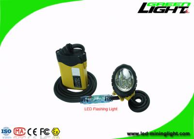 China 10.4Ah Corded Mining Cap Light 25000Lux 348Lum ABS PC with LED Flashing SOS for sale