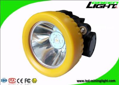 China 0.74W 5000Lux Portable Cordless Mining Cap Lamp PTC Rechargeable LED Hat Lights for sale