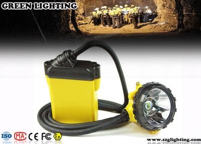 China 10.4Ah 25000 Lux Corded Miners Cap Lamp GL12-A IP68 Waterproof ATEX Coal Mining Light for sale