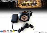 China Cordless Hard Hat Lights with LCD Screen Black Classic Mining Headlamp for sale