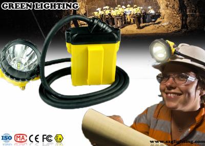 China IP68 Explosion Proof Miners Cap Lamp 25000 Lux 12.4Ah Li-ion Battery LED Mining Light for sale