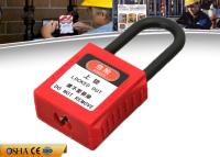 China 38mm Nylon Shackle Xenoy Safety Lockout Padlocks with Master Key for sale