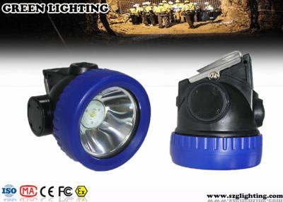 China ATEX Approved 4000 Lux Mining Cap Light 2.2Ah Li-ion Battery IP67 for sale