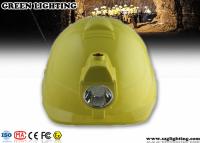 China 1W Cordless Mining Cap Lamp 3500Lux 2.8Ah Li-ion Helmet Light IP67 CE for sale