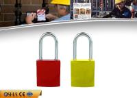 China OEM Aluminum Safety Lockout Padlocks 50mm 8 Colors 142g Die Cast Body for sale