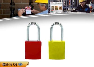 China OEM Aluminum Safety Lockout Padlocks 50mm 8 Colors 142g Die Cast Body for sale