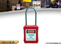 China 4mm Thin Stainless Steel Shackle Master Key Safety Lockout Padlocks for sale