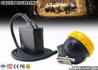China 7800mA Rechargeable Mining Cap Lights Corded Style 3 Watt Main LED Power for sale