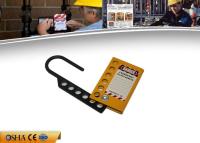 China Aluminum Lockout Tagout Hasp 50x116mm 6 Padlocks Shackle Thick 5mm for sale