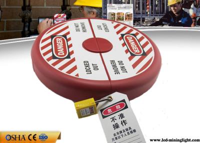 China Anti - Impact Gate Valve Lock Plastic Material 10 Inch -13 Inch Large Size for sale