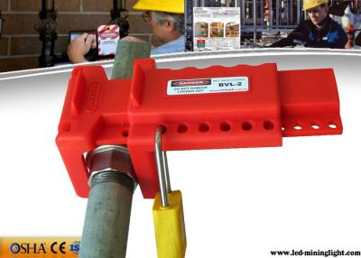 China PP Economic Security Ball Valve Lockout for 8mm-45mm Valve Rod OSHA Compliant for sale